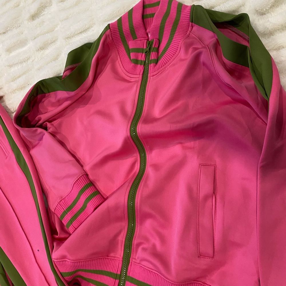 Pink And Green Track Suit - Gem